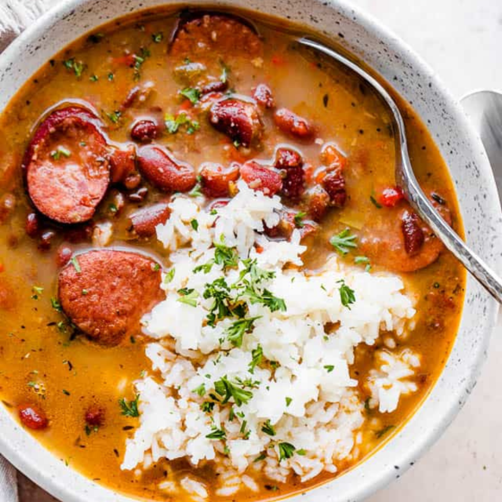 Louisiana Red Beans and Rice Recipe - Cheff Recipes