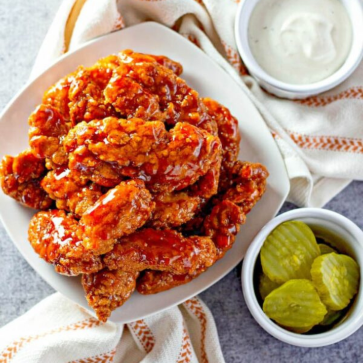 Sticky Chicken Tenders Recipe - Cheff Recipes