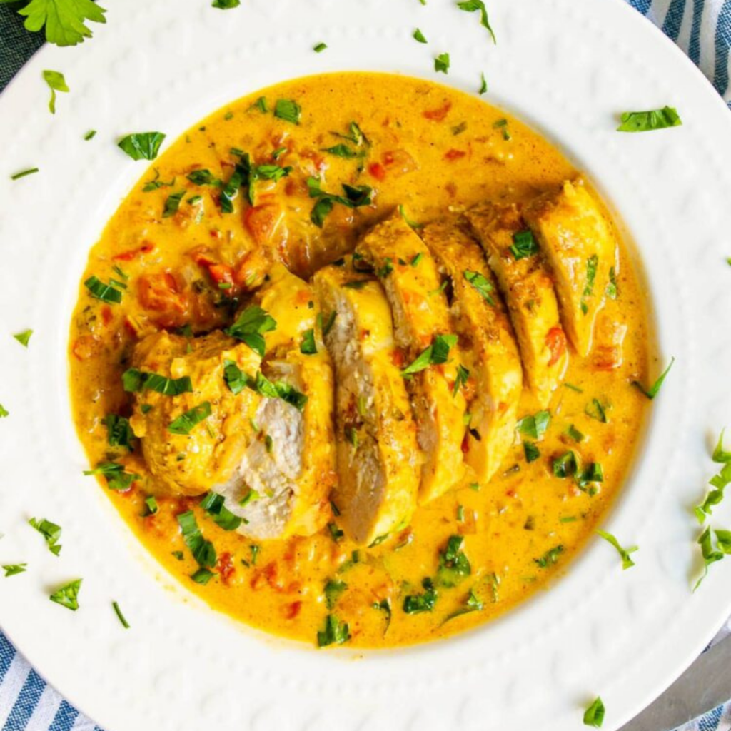 Spicy Brazilian Coconut Chicken Recipe - Cheff Recipes