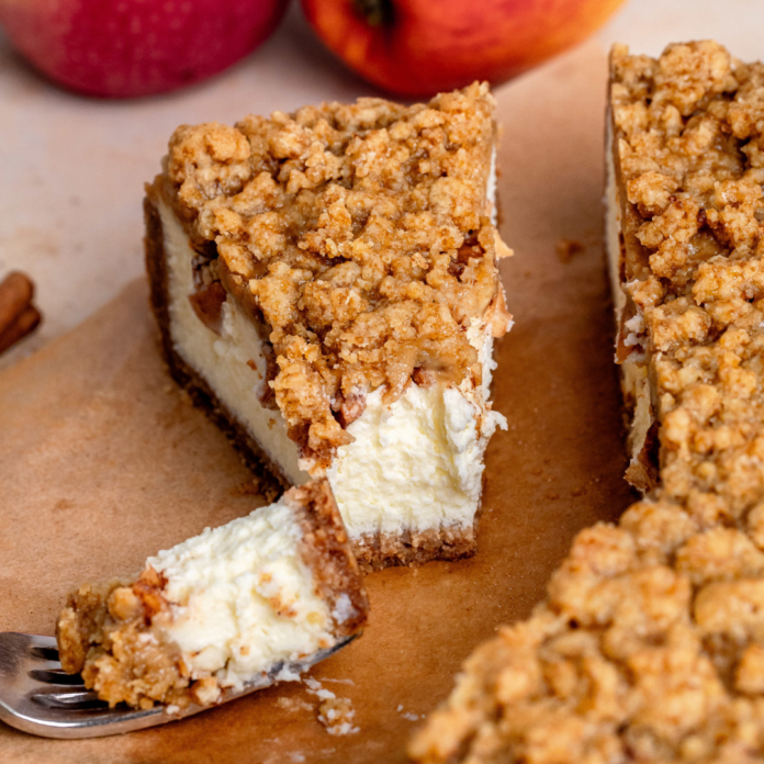 Apple Crumble Cheesecake Recipe - Cheff Recipes