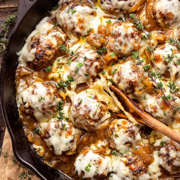 French Onion Meatballs - Cheff Recipes