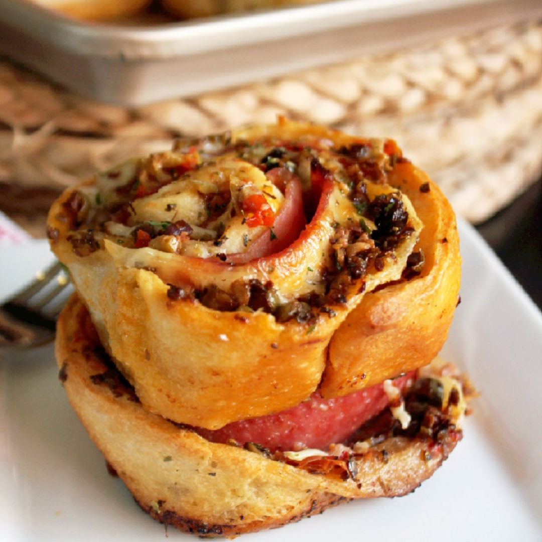Muffuletta Pizza Rolls Recipe - Cheff Recipes