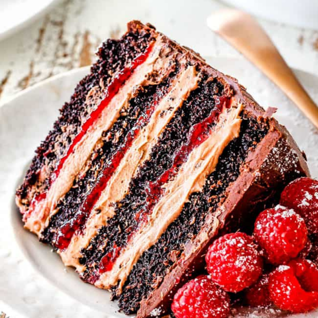 Chocolate Raspberry Cake Recipe - Cheff Recipes