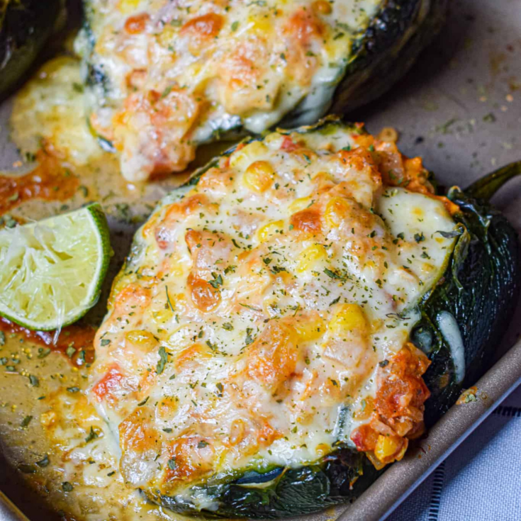 Chicken Stuffed Poblano Peppers Recipe | Cheff Recipes