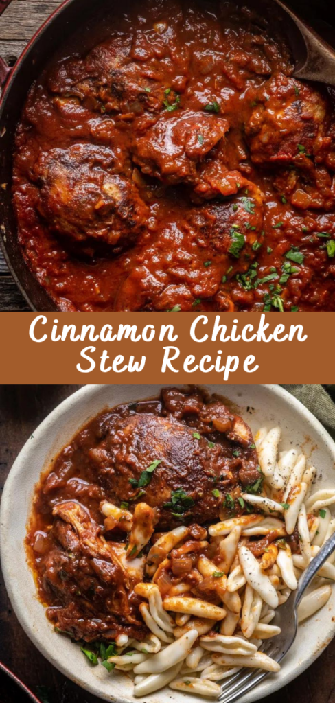 Cinnamon Chicken Stew Recipe | Cheff Recipes