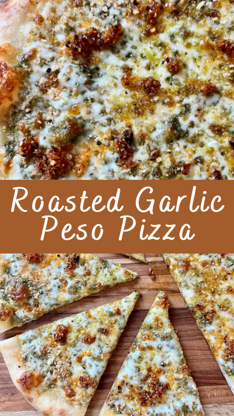 Roasted Garlic Peso Pizza Recipe | Cheff Recipes
