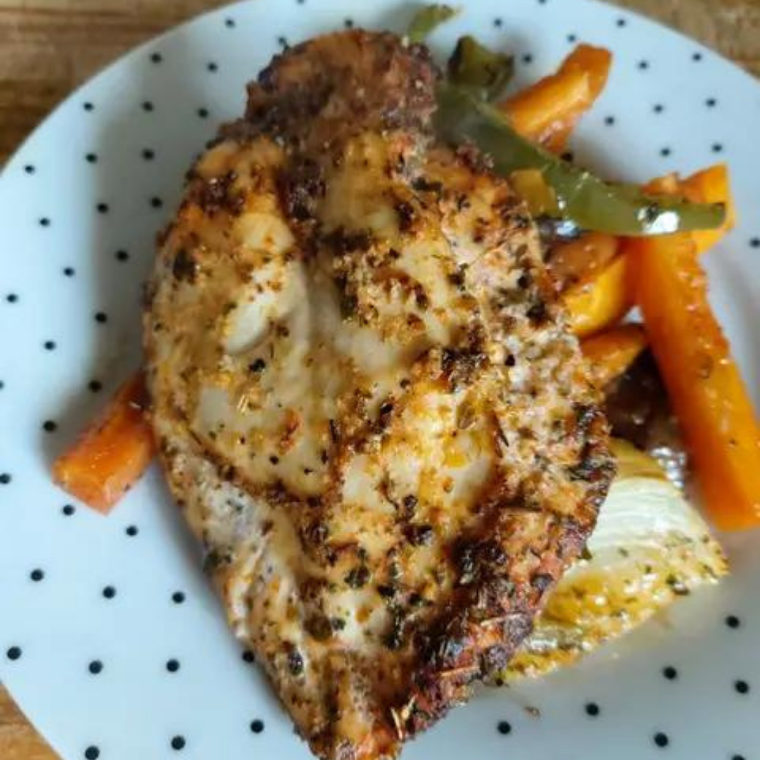 Roast chicken breast in Italian seasoning Recipe | Cheff Recipes