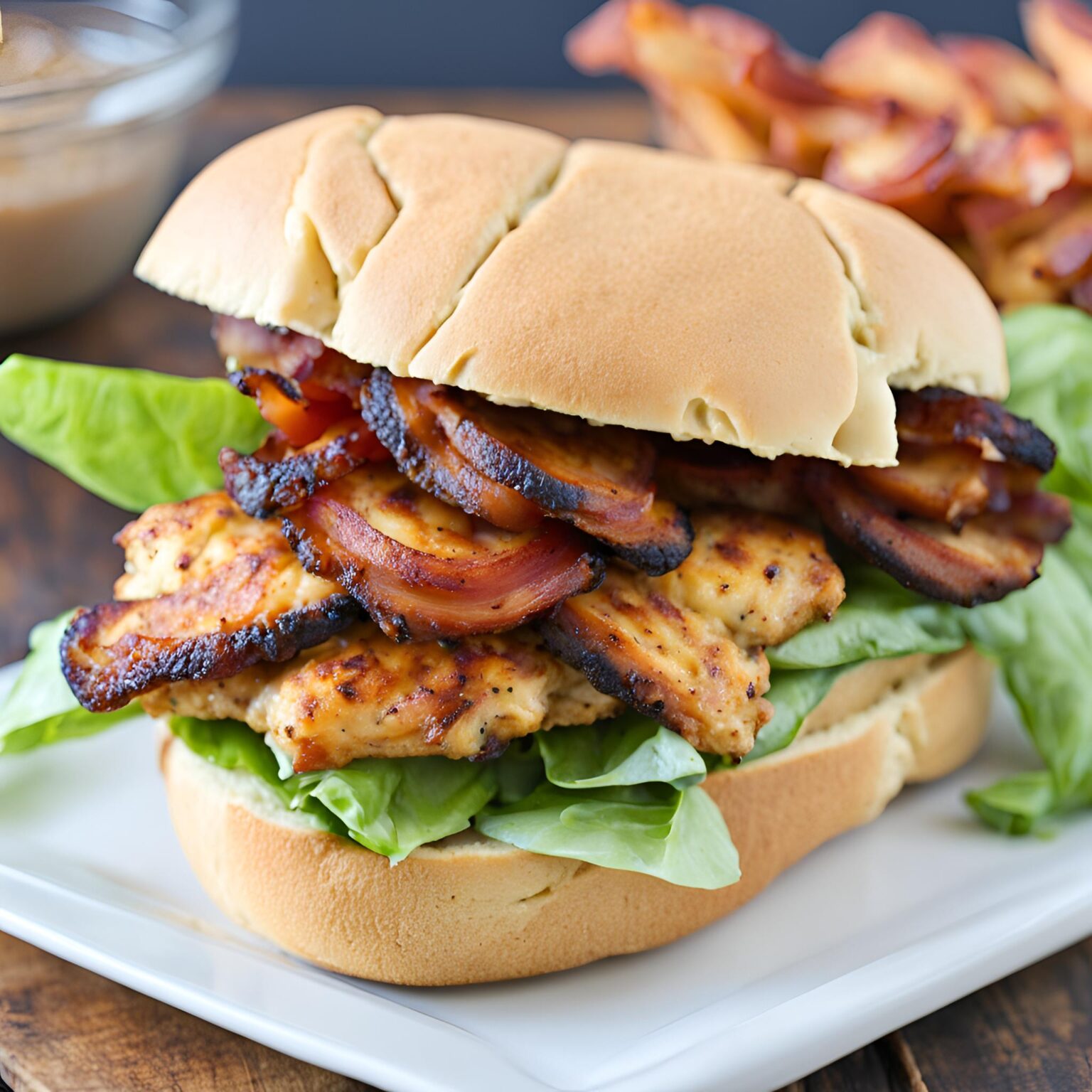 Blackened Chicken Bacon Ranch Sandwiches Recipe | Cheff Recipes