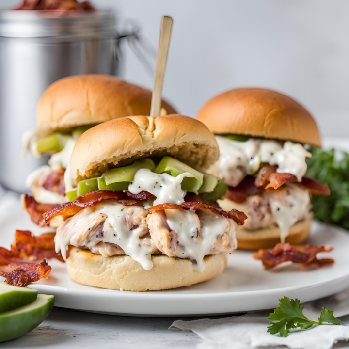 Chicken Bacon Ranch Sliders | Cheff Recipes