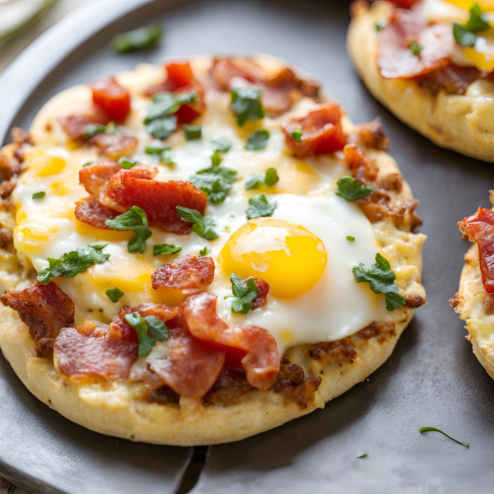 English Muffin Breakfast Pizza | Cheff Recipes