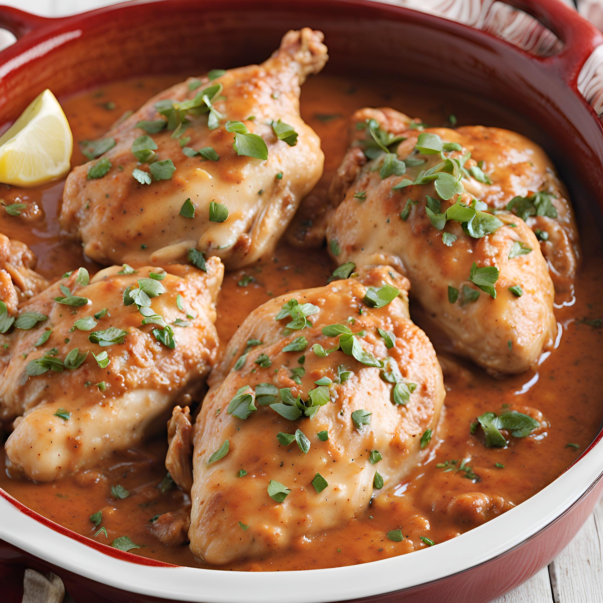 Saucy French Chicken Recipe | Cheff Recipes