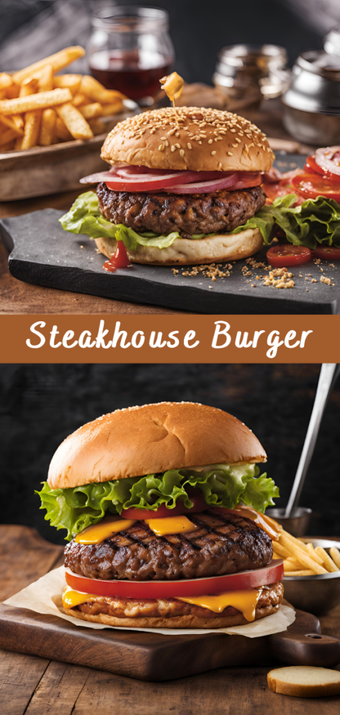 Steakhouse Burger | Cheff Recipes