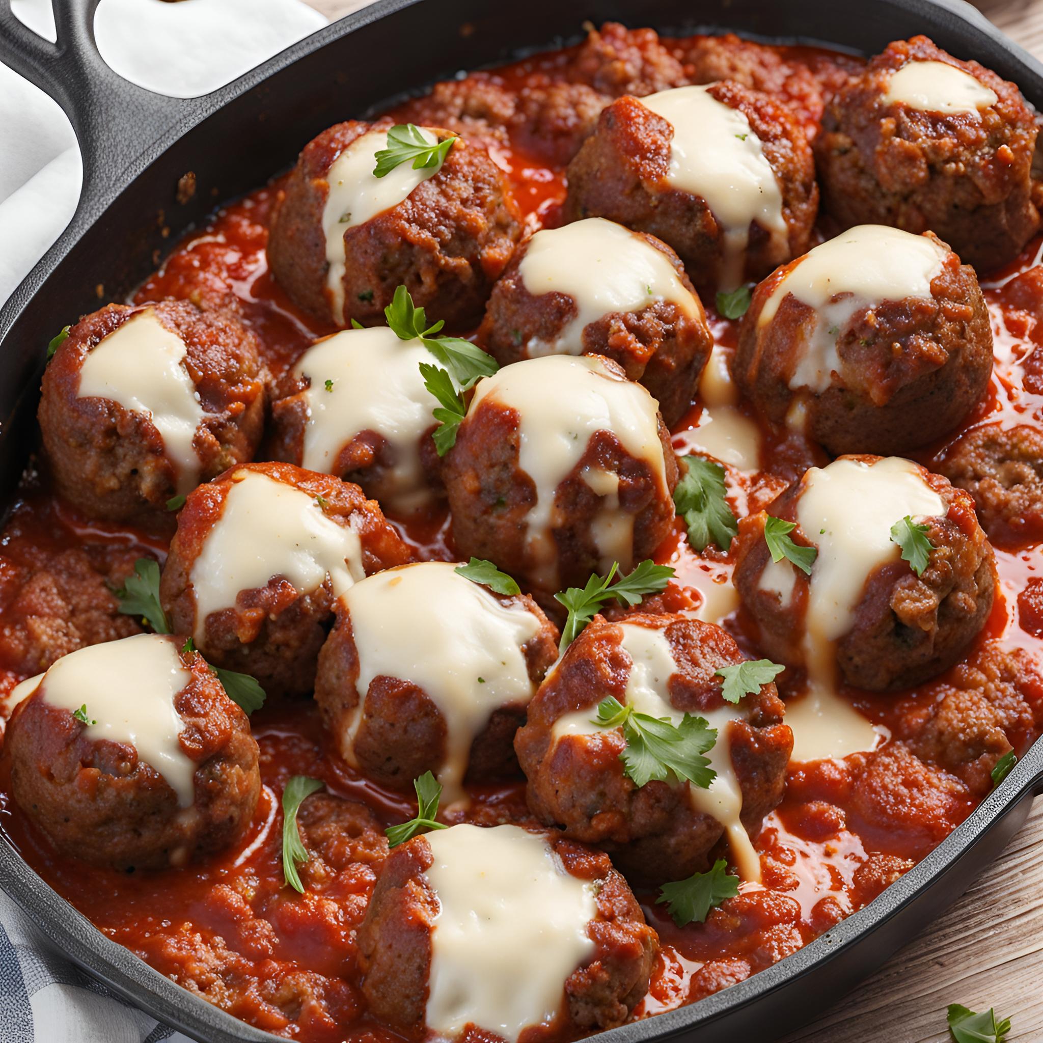 Stuffed Meatballs with Mozzarella Cheese recipe | Cheff Recipes