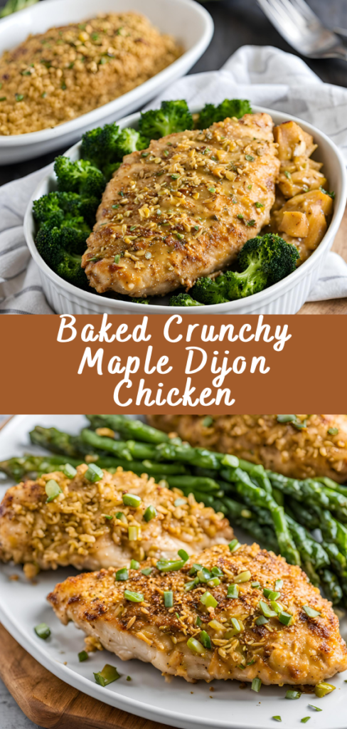 Baked Crunchy Maple Dijon Chicken | Cheff Recipes