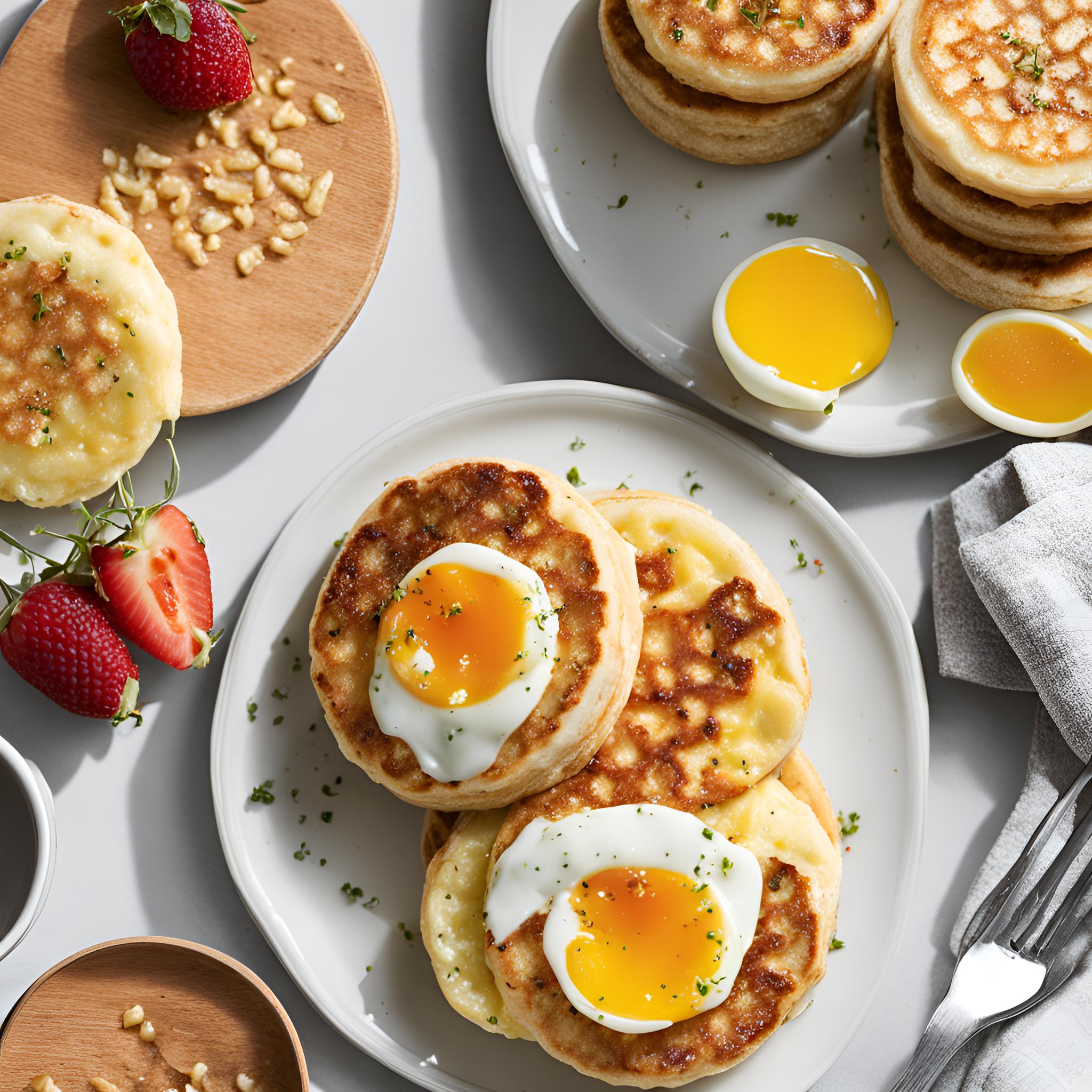 Breakfast Eggy Crumpets | Cheff Recipes