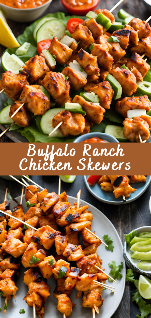 Buffalo Ranch Chicken Skewers | Cheff Recipes