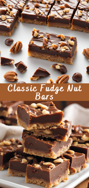 Classic Fudge Nut Bars | Cheff Recipes