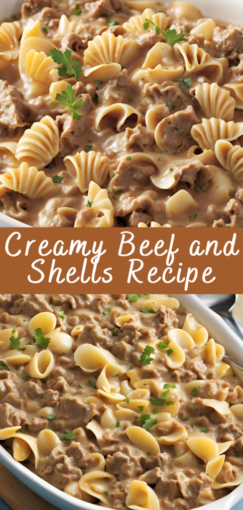 Creamy Beef and Shells Recipe | Cheff Recipes
