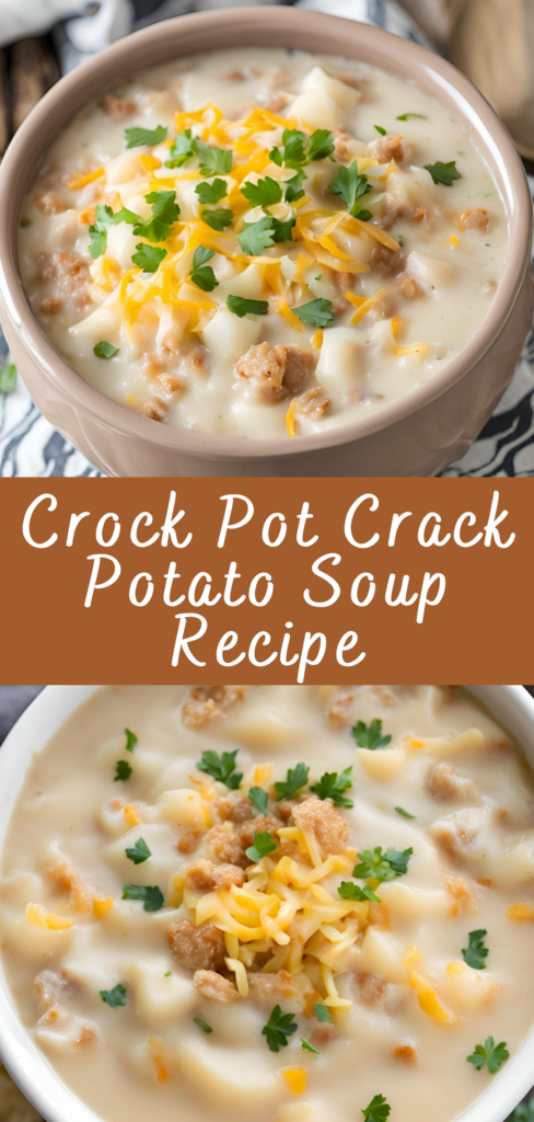 Crock Pot Crack Potato Soup Recipe | Cheff Recipes