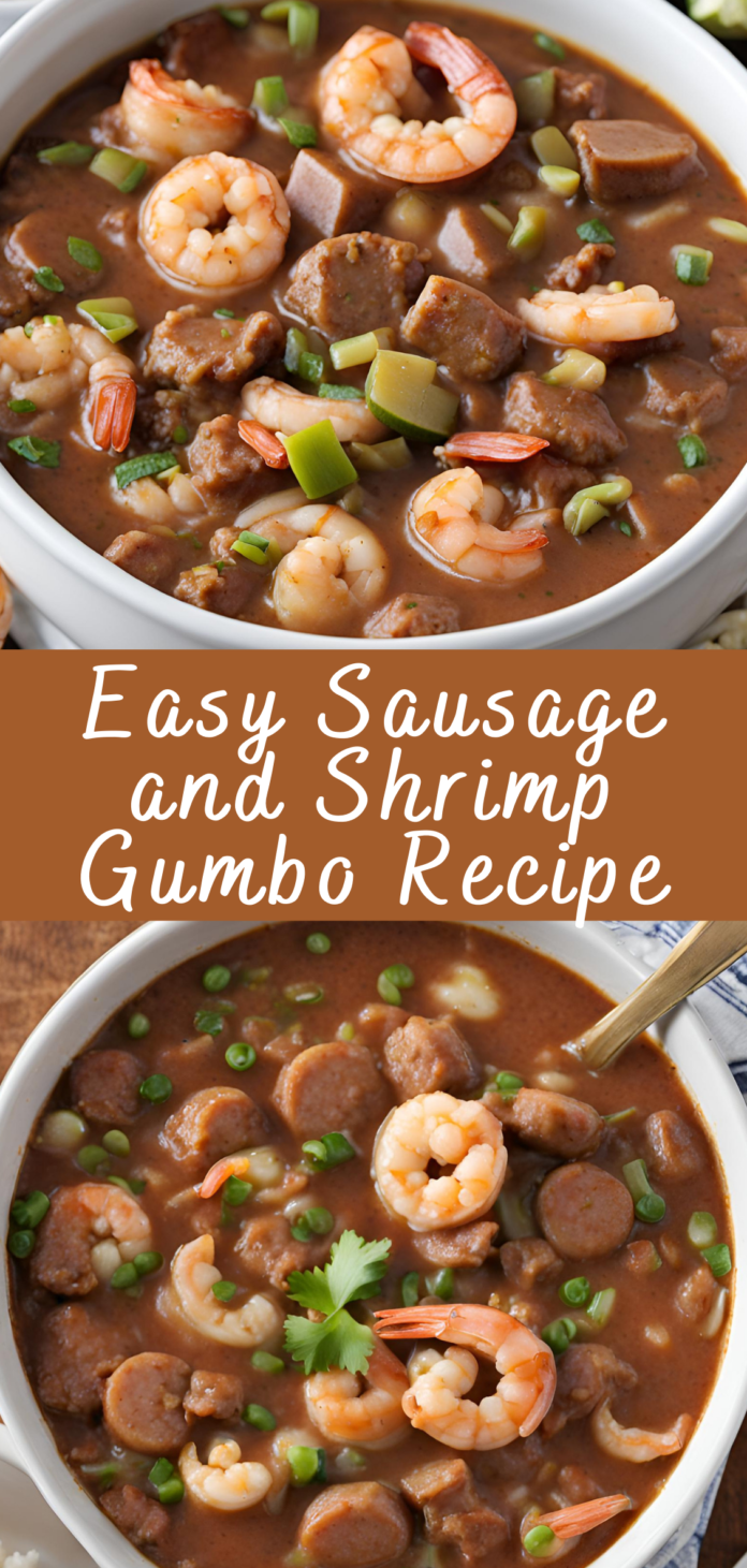 Easy Sausage and Shrimp Gumbo Recipe | Cheff Recipes