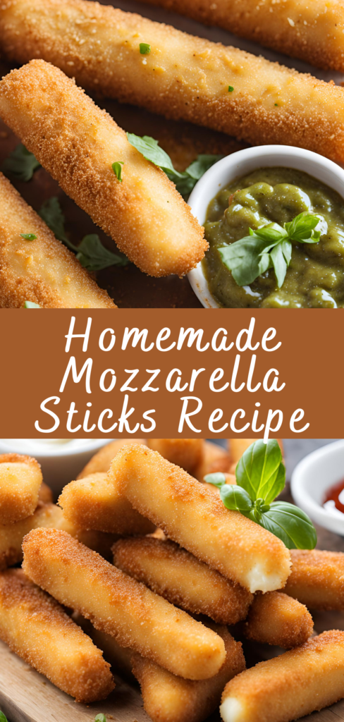 Homemade Mozzarella Sticks Recipe | Cheff Recipes