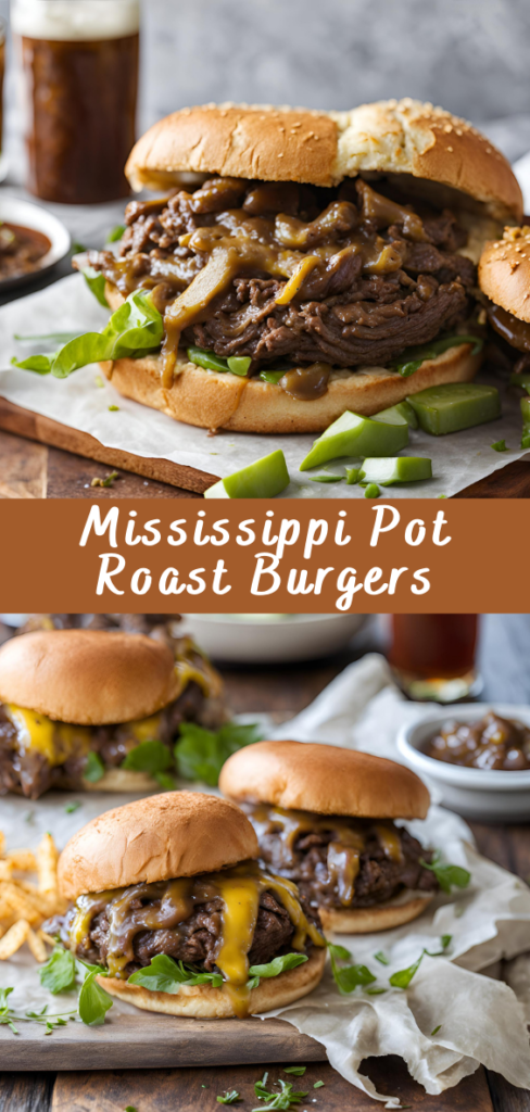 Mississippi Pot Roast Burgers | Cheff Recipes