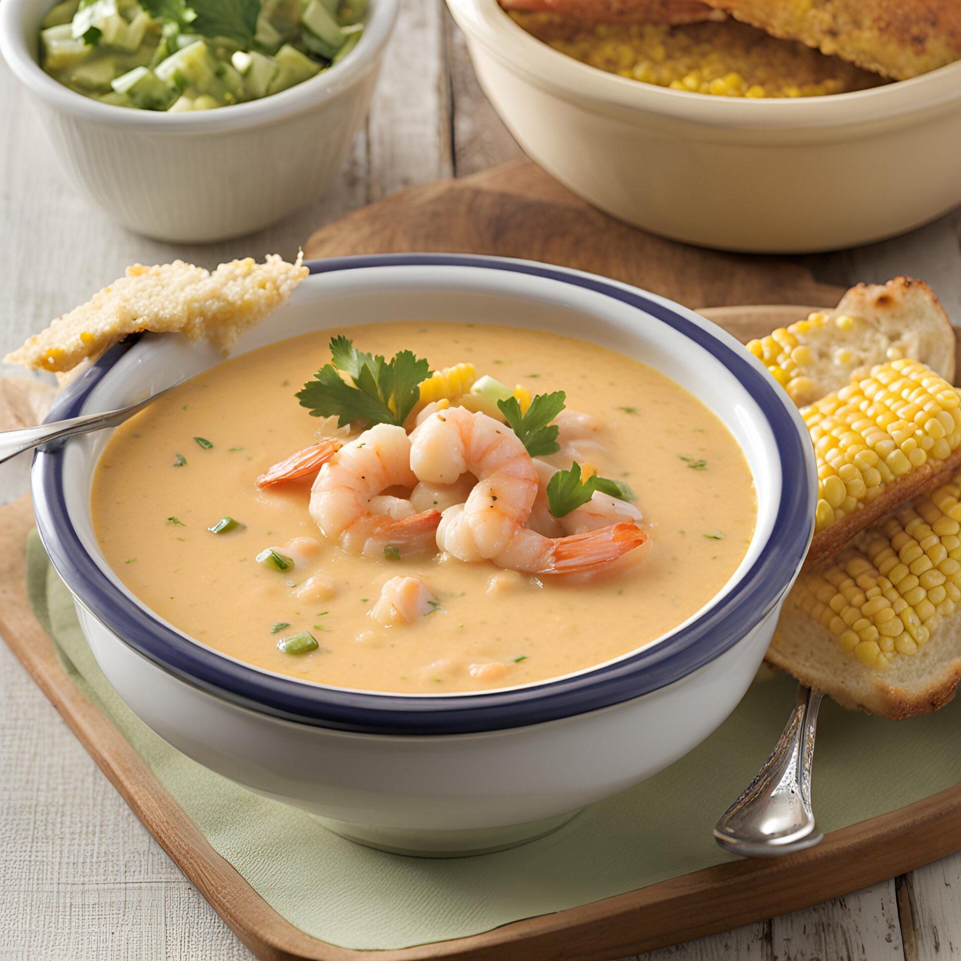 New Orleans Shrimp and Corn Bisque Recipe | Cheff Recipes
