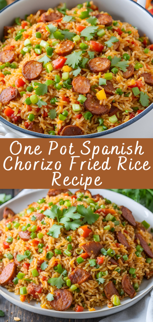 One Pot Spanish Chorizo Fried Rice Recipe | Cheff Recipes