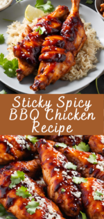 Sticky Spicy BBQ Chicken Recipe | Cheff Recipes