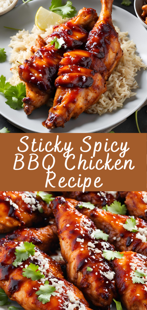 Sticky Spicy BBQ Chicken Recipe | Cheff Recipes