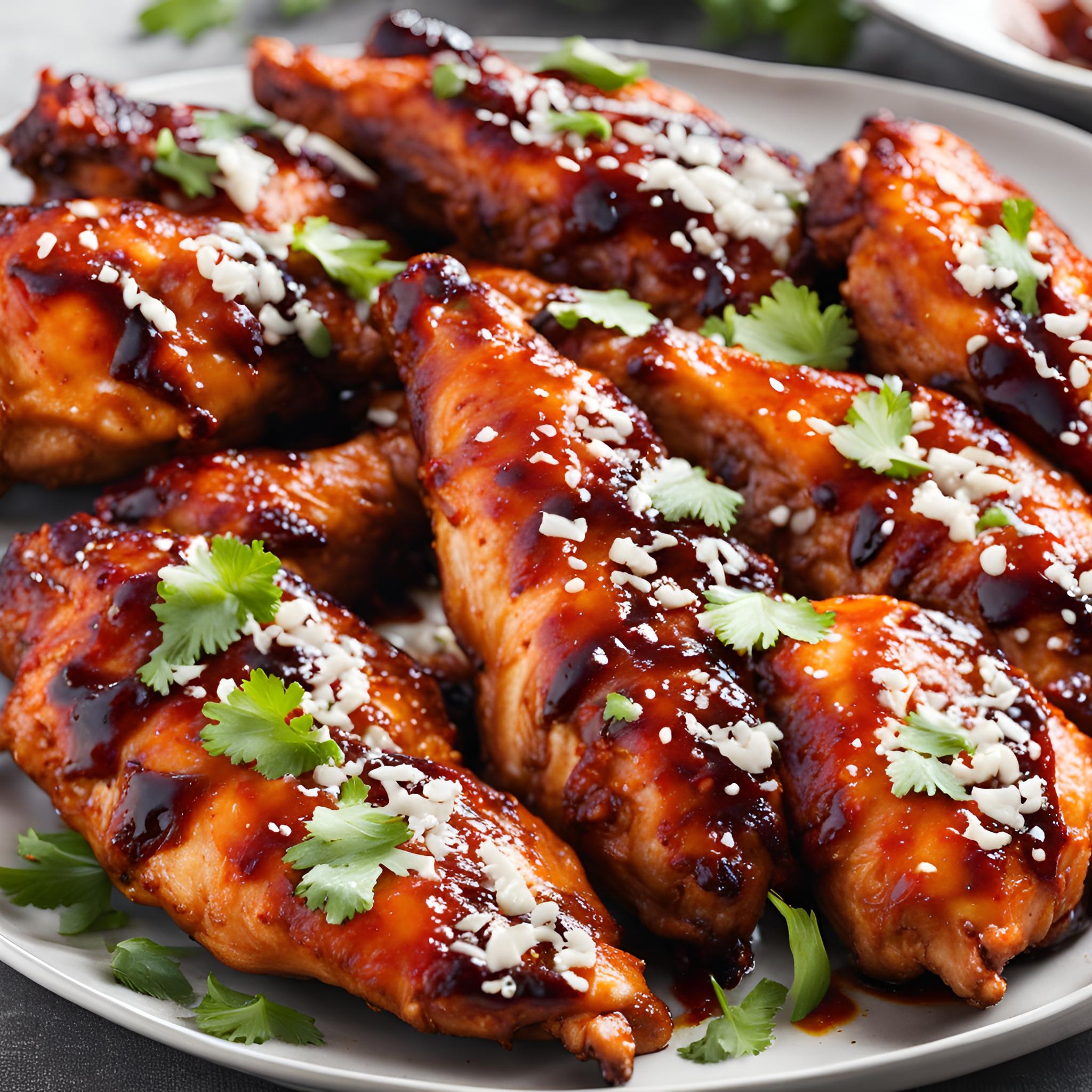 Sticky Spicy BBQ Chicken Recipe | Cheff Recipes