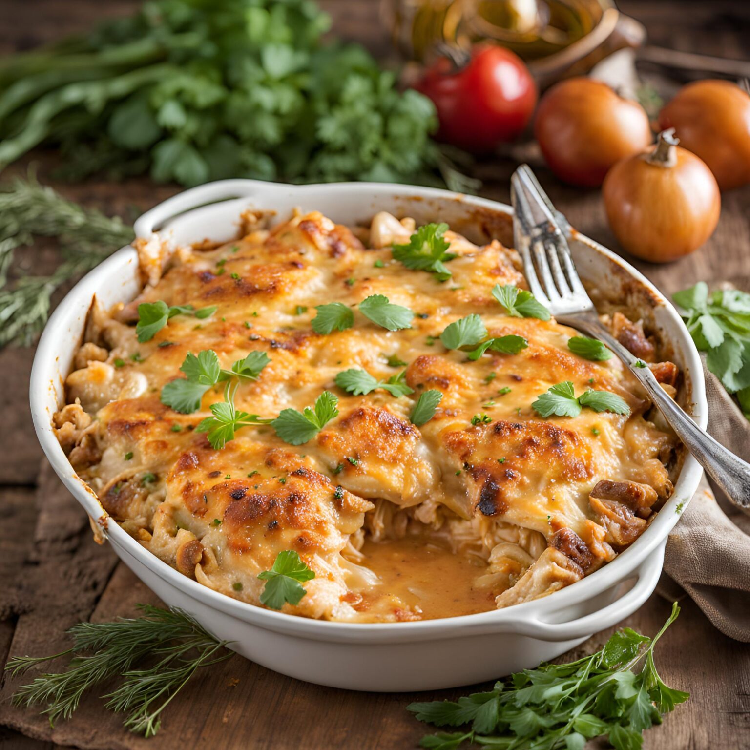 BBQ Ranch Chicken Casserole Recipe | Cheff Recipes