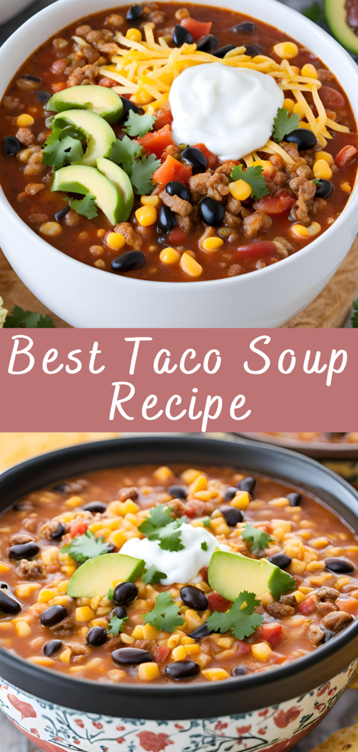 Best Taco Soup Recipe Cheff Recipes