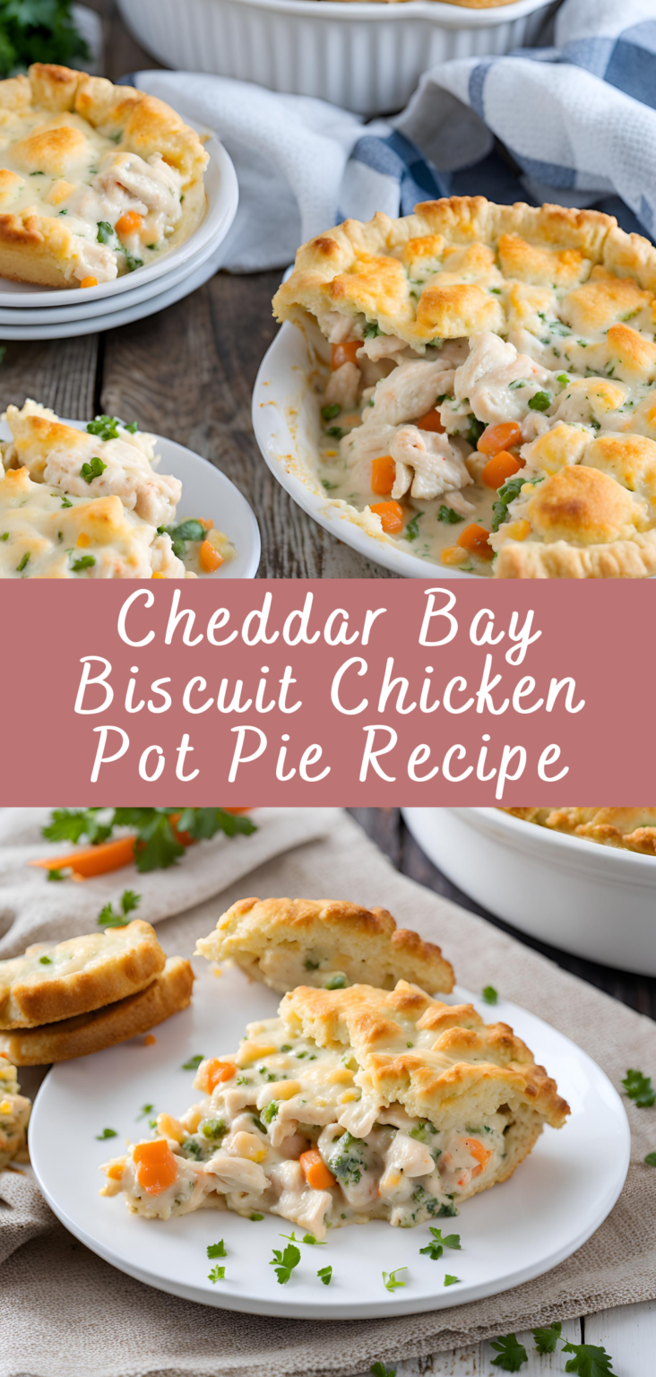 Cheddar Bay Biscuit Chicken Pot Pie Recipe | Cheff Recipes