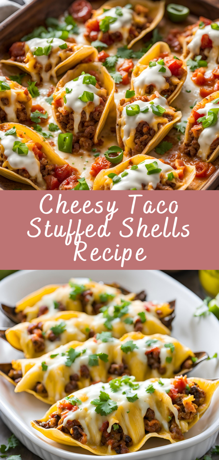Cheesy Taco Stuffed Shells Recipe | Cheff Recipes