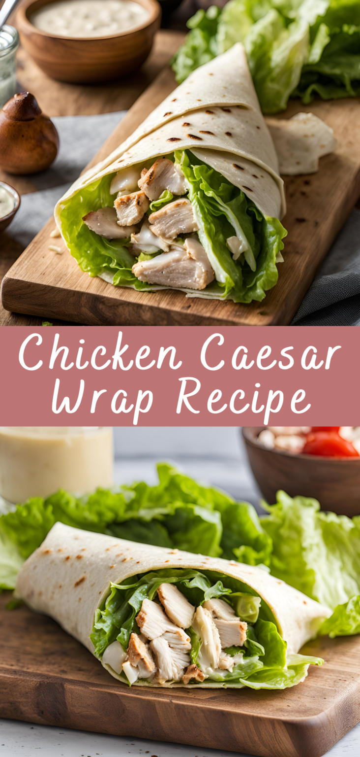 Chicken Caesar Wrap Recipe | Cheff Recipes