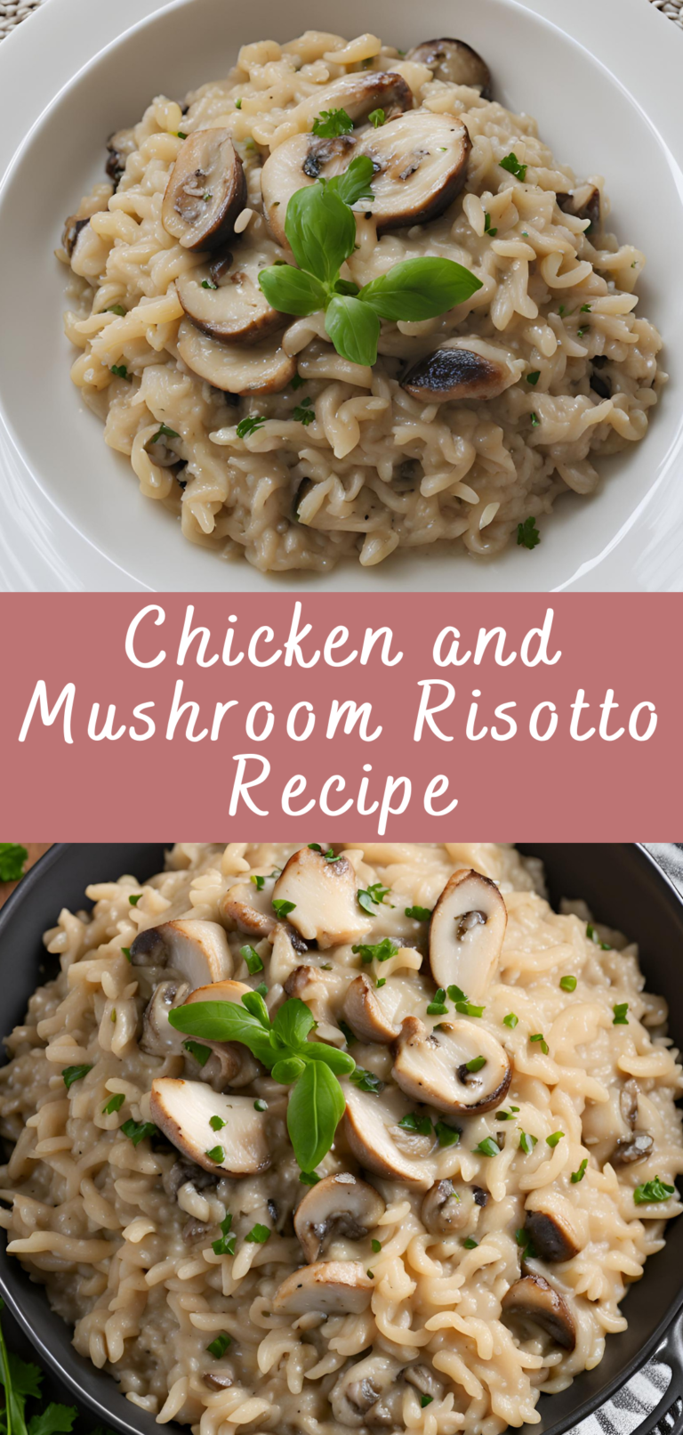 Chicken and Mushroom Risotto Recipe | Cheff Recipes