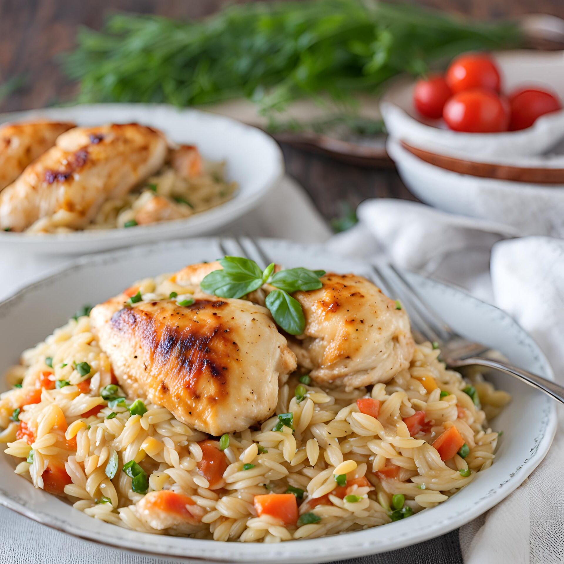 Chicken and Orzo Recipe | Cheff Recipes