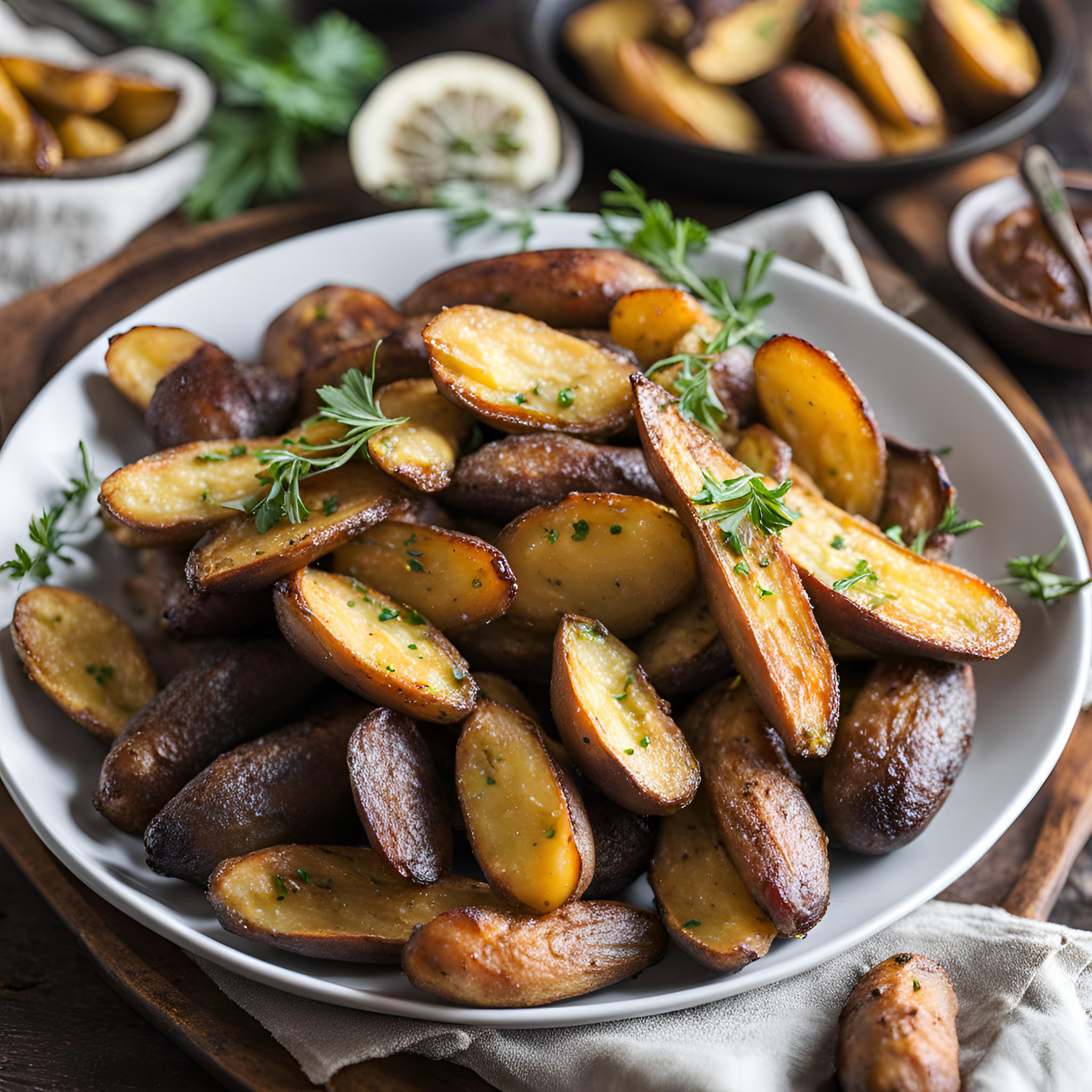 Crispy Roasted Fingerling Potatoes Recipe | Cheff Recipes