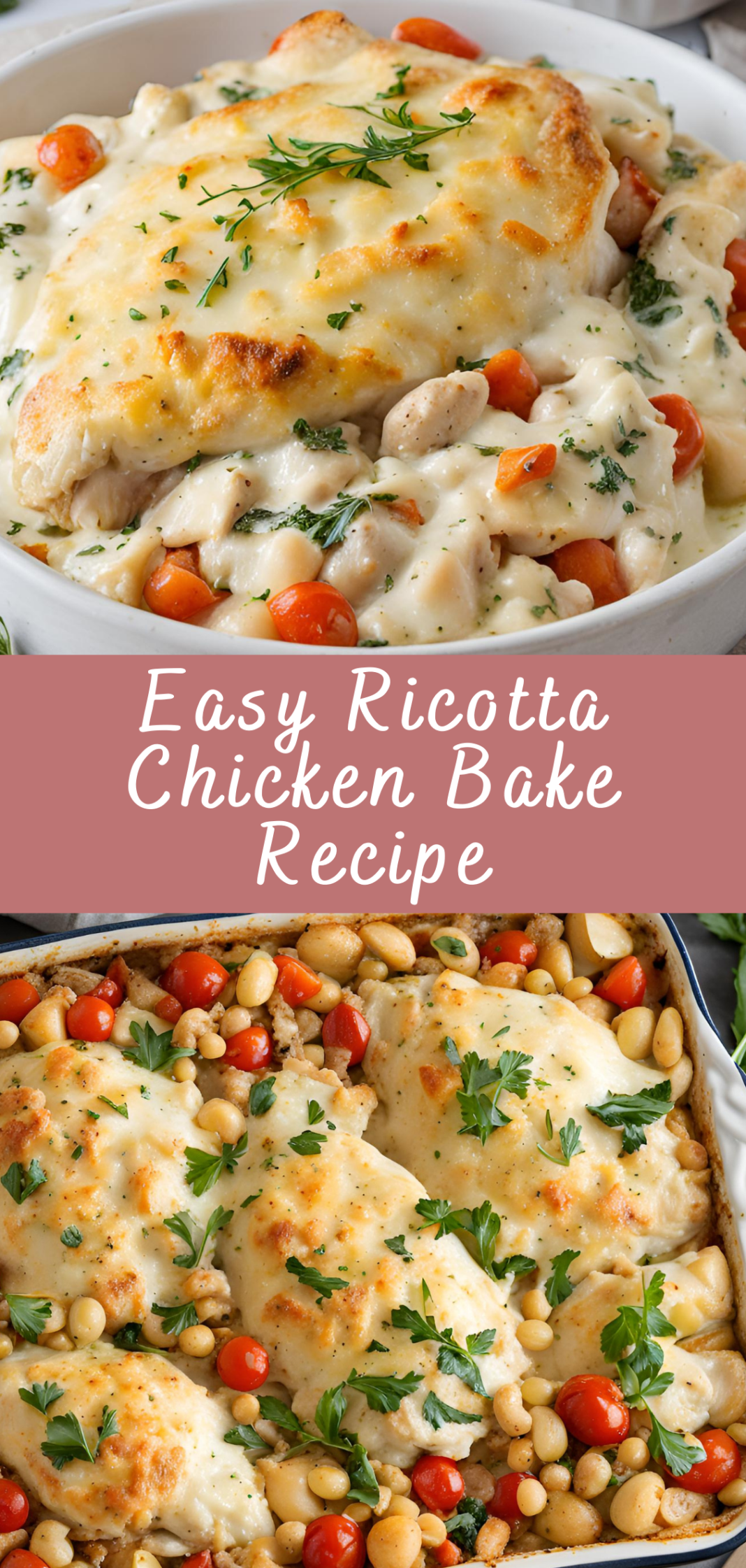 Easy Ricotta Chicken Bake Recipe | Cheff Recipes