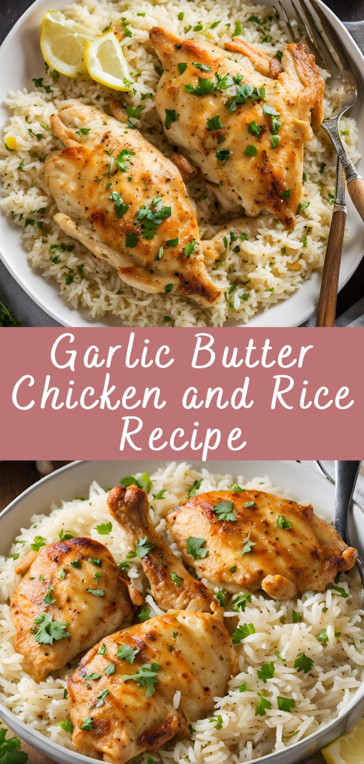 Garlic Butter Chicken and Rice Recipe | Cheff Recipes