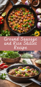 Ground Sausage and Rice Skillet Recipe | Cheff Recipes