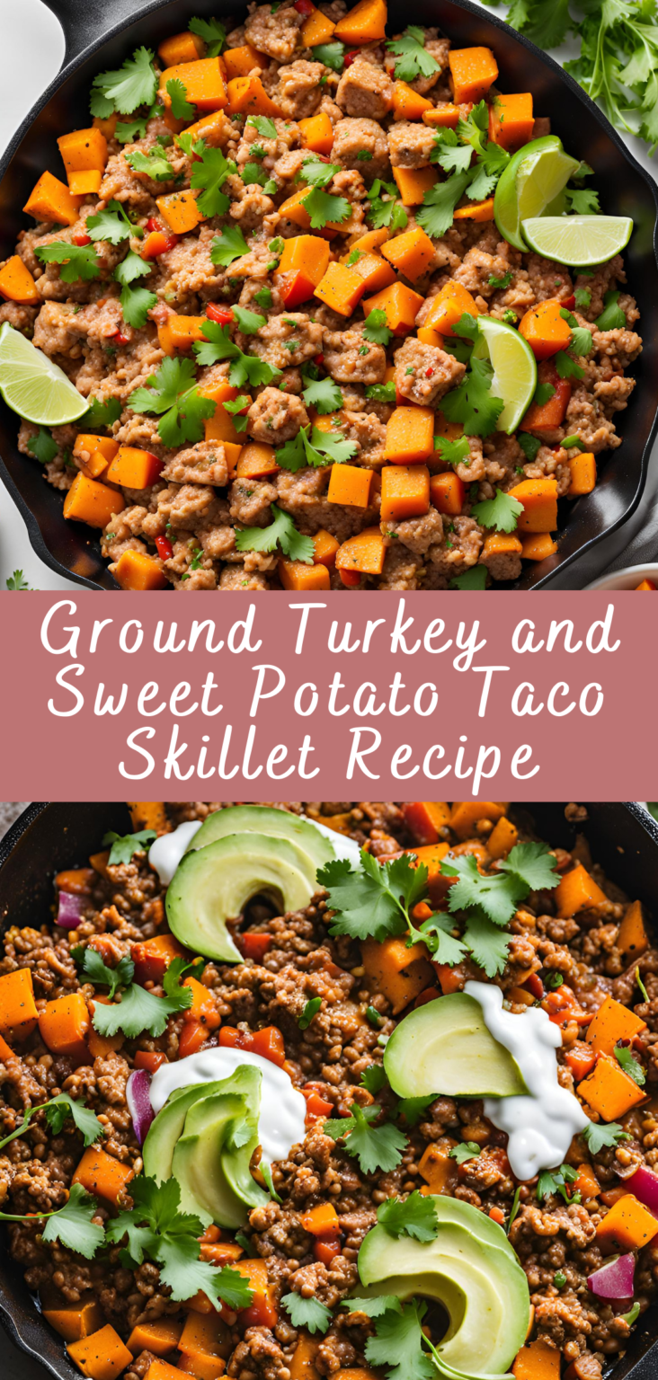 Ground Turkey and Sweet Potato Taco Skillet Recipe | Cheff Recipes