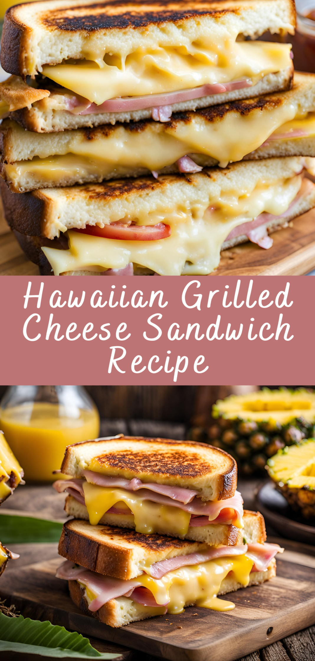 Hawaiian Grilled Cheese Sandwich Recipe | Cheff Recipes