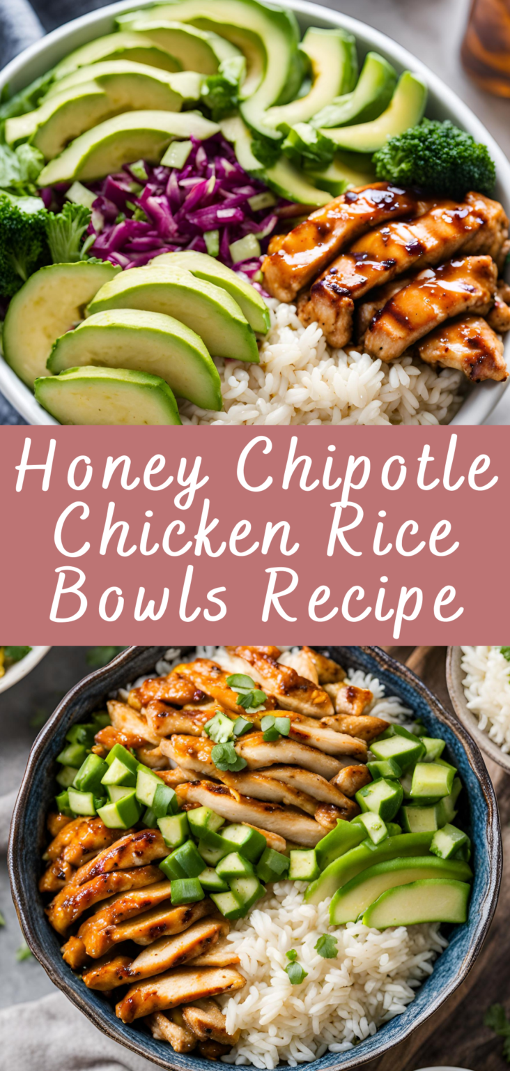 Honey Chipotle Chicken Rice Bowls Recipe | Cheff Recipes