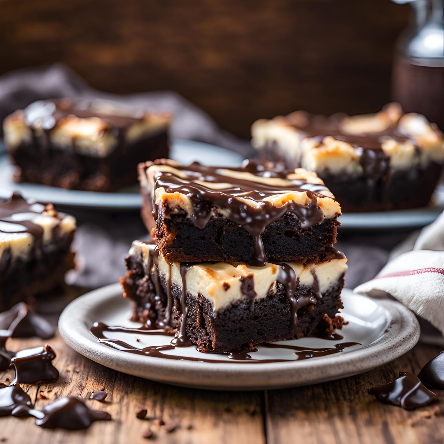 Hot Fudge Cheesecake Brownies Recipe | Cheff Recipes
