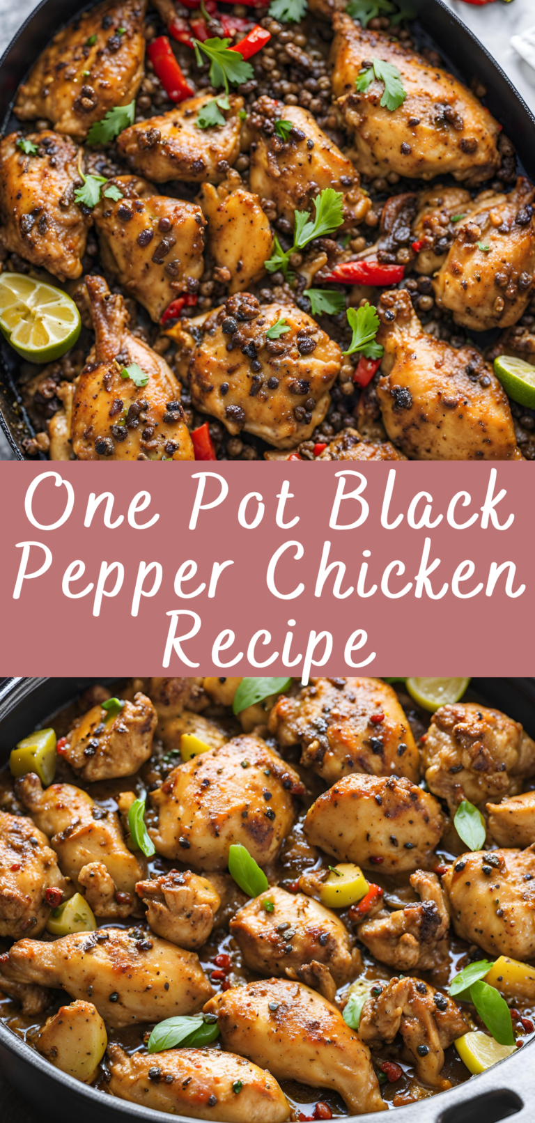 Best One Pot Black Pepper Chicken Recipe | Cheff Recipes