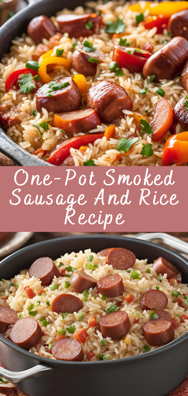 One-Pot Smoked Sausage And Rice Recipe | Cheff Recipes