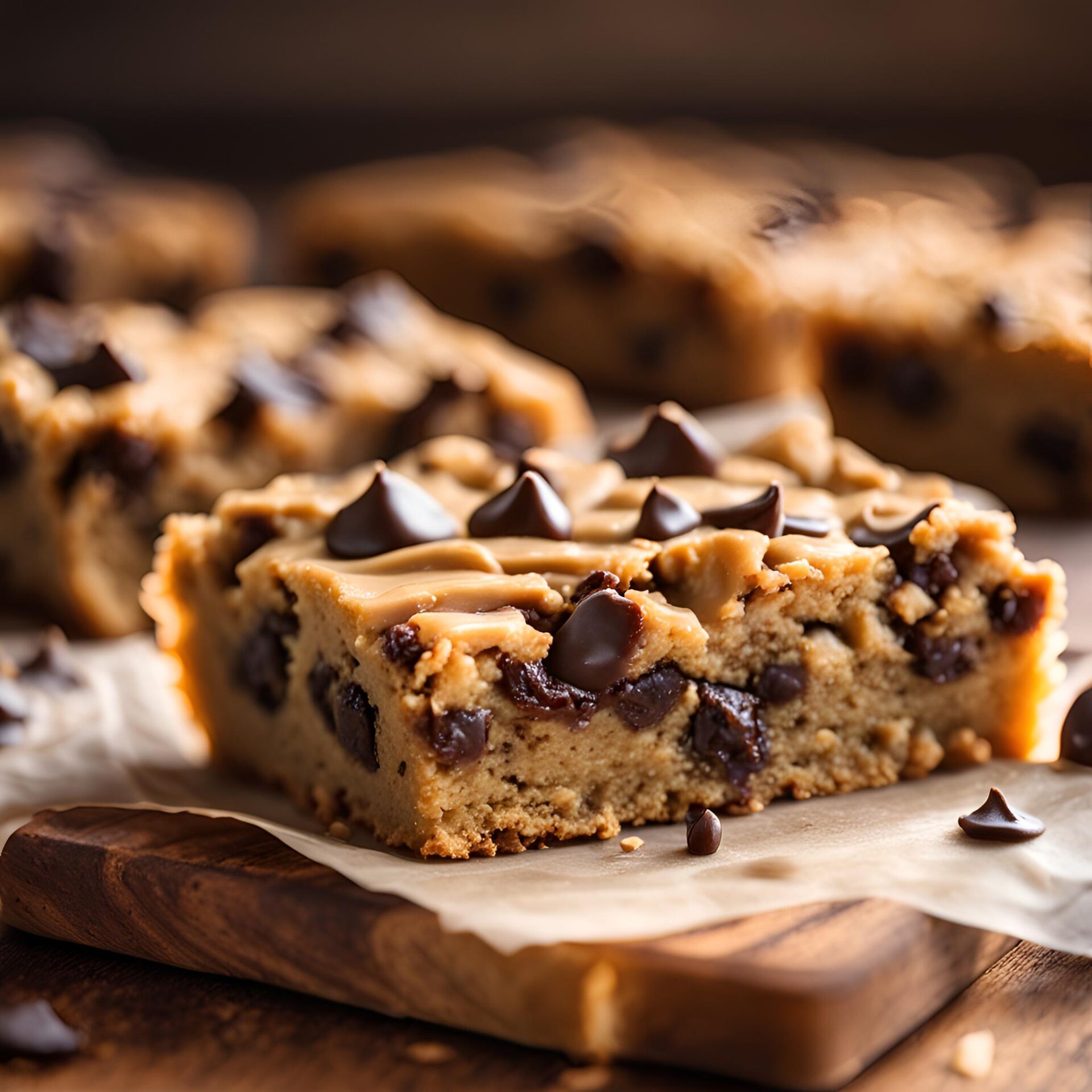 Peanut Butter Chocolate Chip Bars Recipe | Cheff Recipes