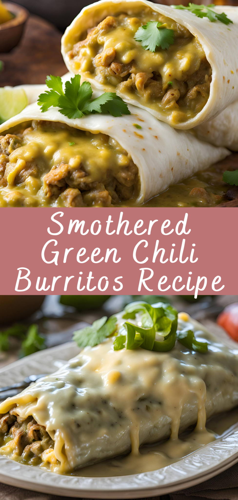 Smothered Green Chili Burritos Recipe | Cheff Recipes